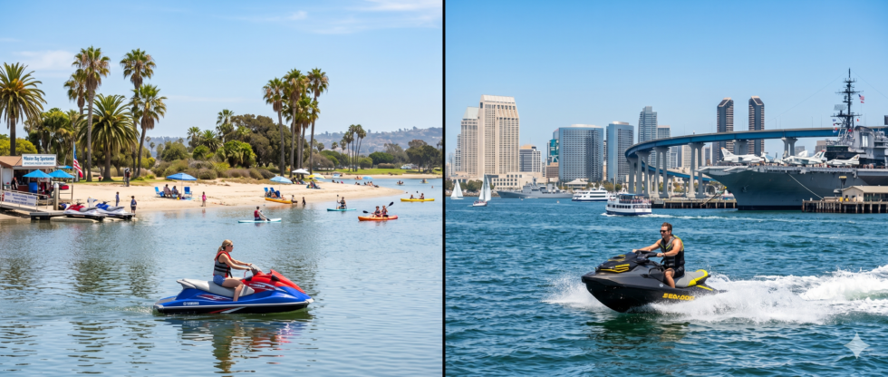 Mission Bay vs San Diego Bay for Jet Skiing — Which Is Actually Better?
